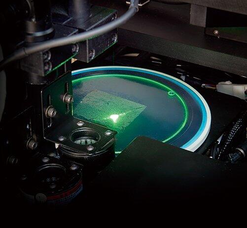 Semi-auto laser wafer marking system